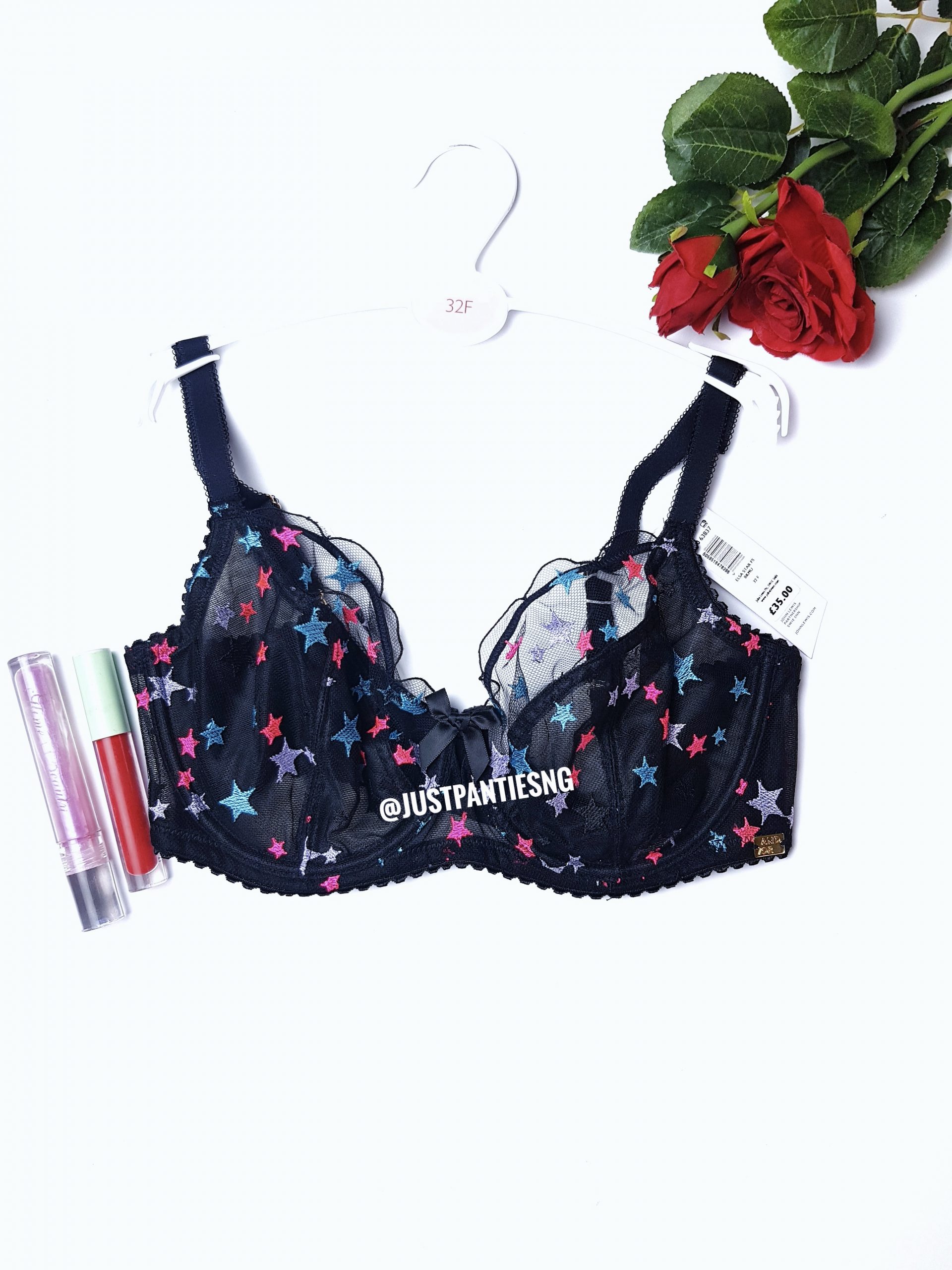 Elsa Full Support Underwired Plunge Bra – Just Panties